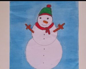 How to Draw a Snowman for Kids
