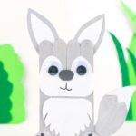 Cute Artic Fox Crafts – Make a Popsicle Stick Fox - Easy Crafts For Kids