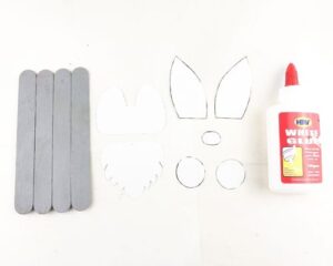 Cute Artic Fox Crafts - Make a Popsicle Stick Fox