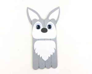 Cute Artic Fox Crafts - Make a Popsicle Stick Fox