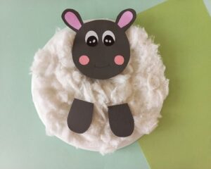 Paper Plate Sheep Craft for Kids