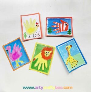 Simple Handprint Crafts - What You Can Make with Kids Handprints