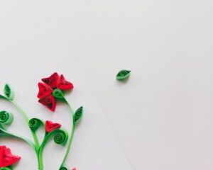 How to Make a Quilled Rose Card