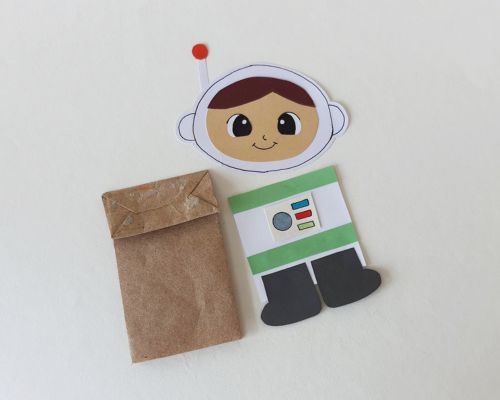 Paper Bag Astronaut Craft for Kids