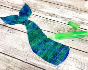 How to Make Mermaid Tail Bookmarks
