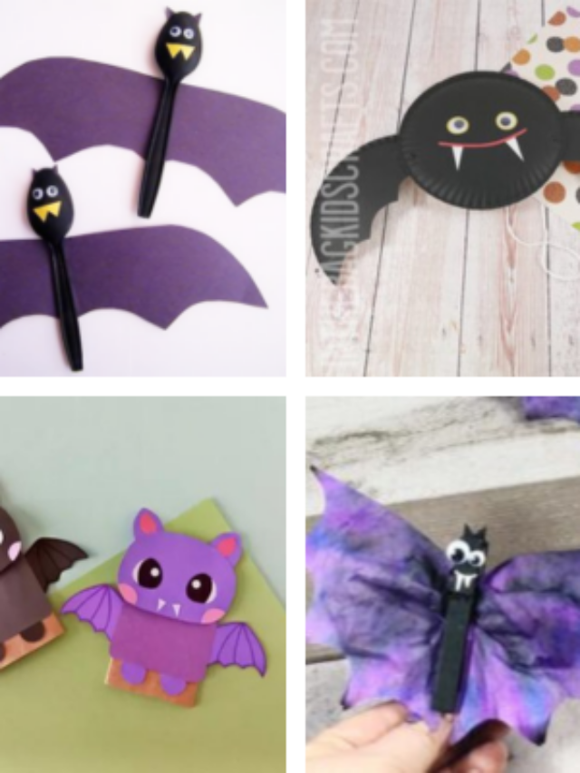 Spookiest Bat Crafts for Kids - Easy Crafts For Kids